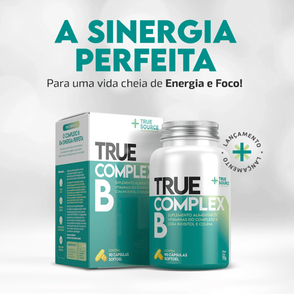 Vitamina B Complex B True Source 90Caps - Divina Terra