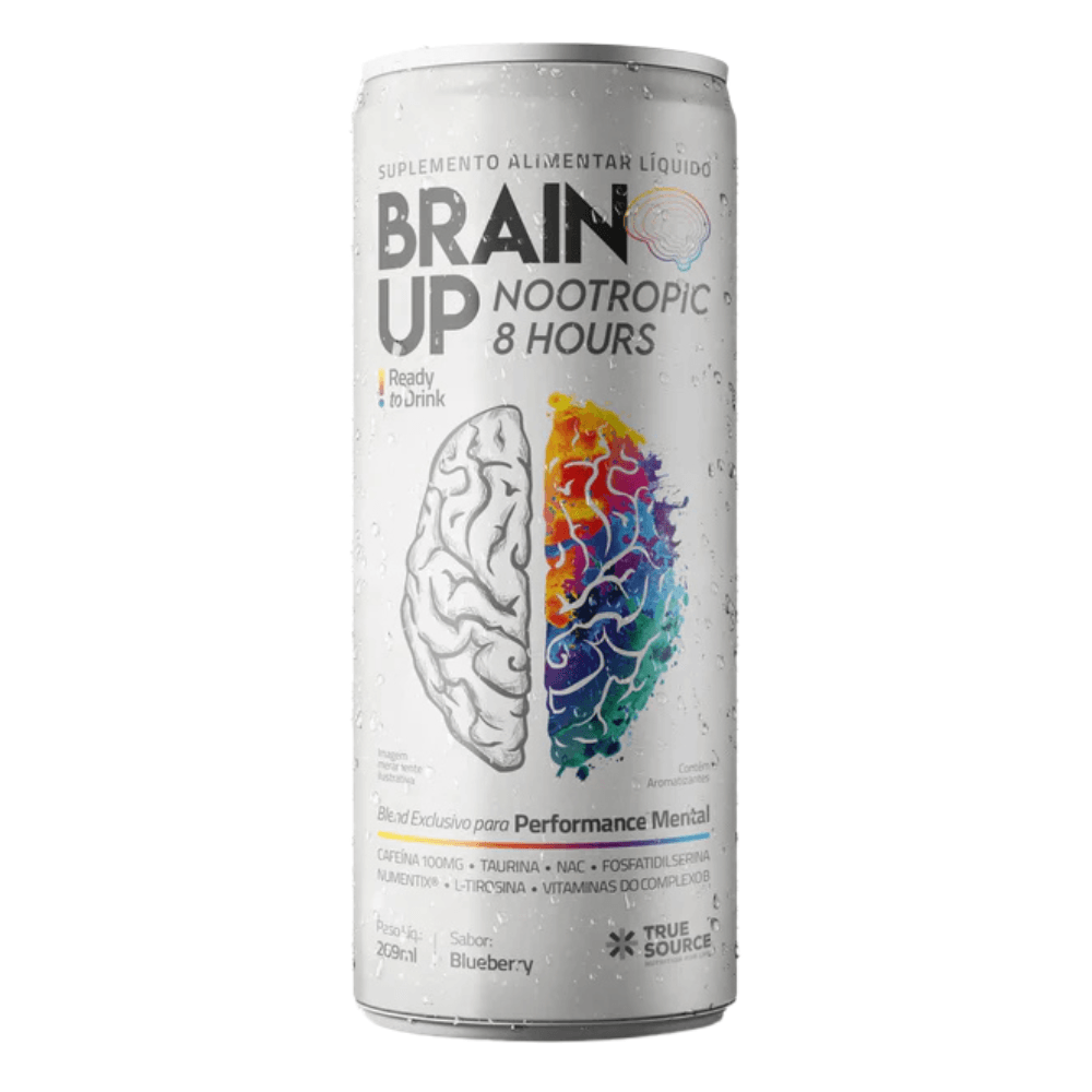 BEBIDA ENERGÉTICA BRAIN UP READY TO DRINK BLUEBERRY TRUE SOURCE 269ML